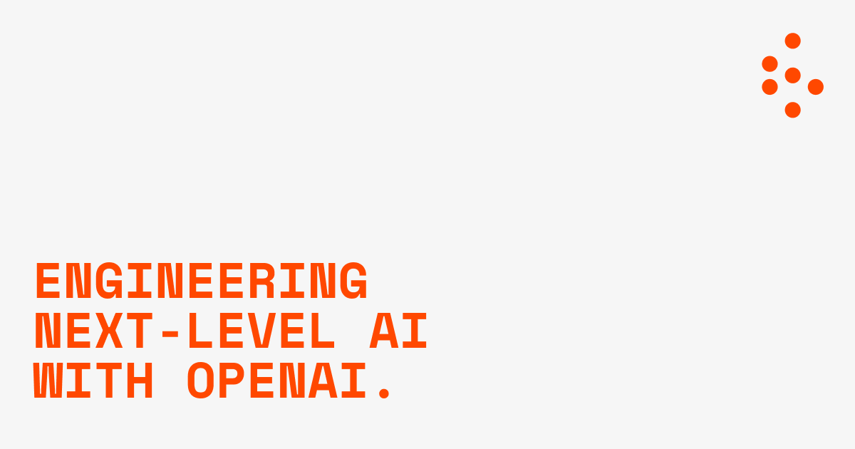 ML6 • Technology Partners • OpenAI