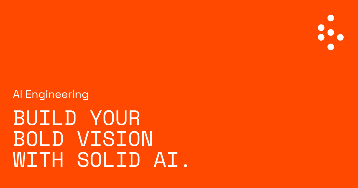 ML6 • BUILD YOUR BOLD VISION WITH SOLID AI
